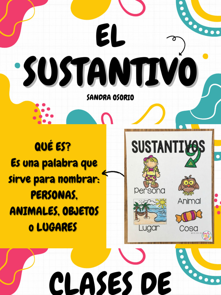 EL SUSTANTIVO Y SUS CLASES (1) | PDF