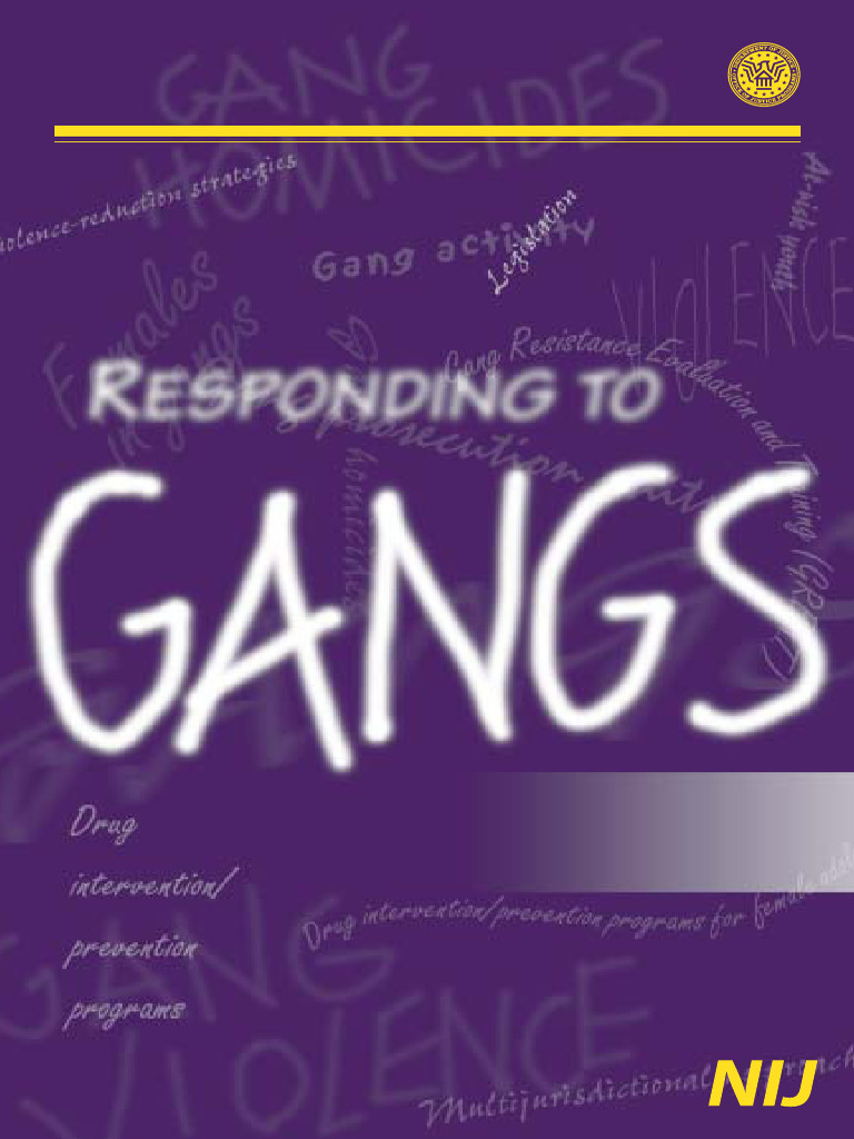 (Winifred L. Reed) Responding To Gangs Evaluation | PDF | Gang ...
