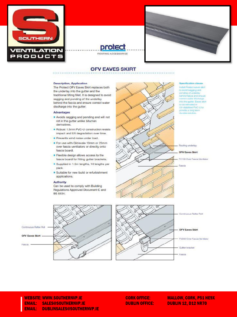 Eaves Tray 1.5m Tech | PDF