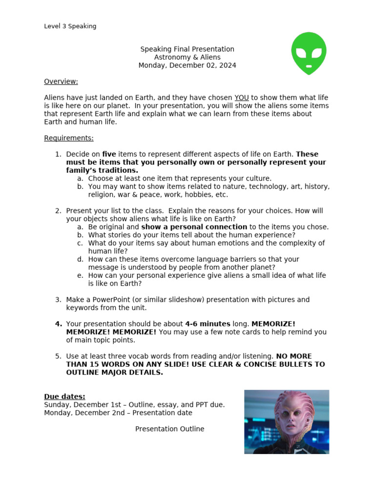 Earth Life Presentation for Aliens | PDF | Microsoft Power Point ...