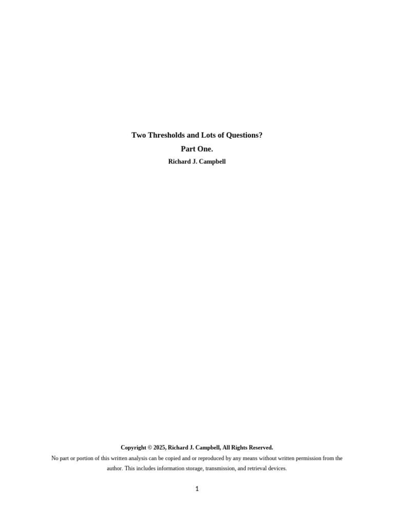 Two Thresholds Part One Pdf Authoritarianism Cryptocurrency 