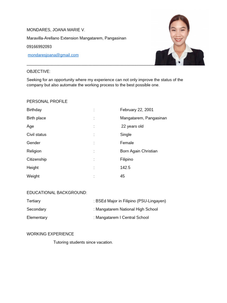 Resume Ee | PDF