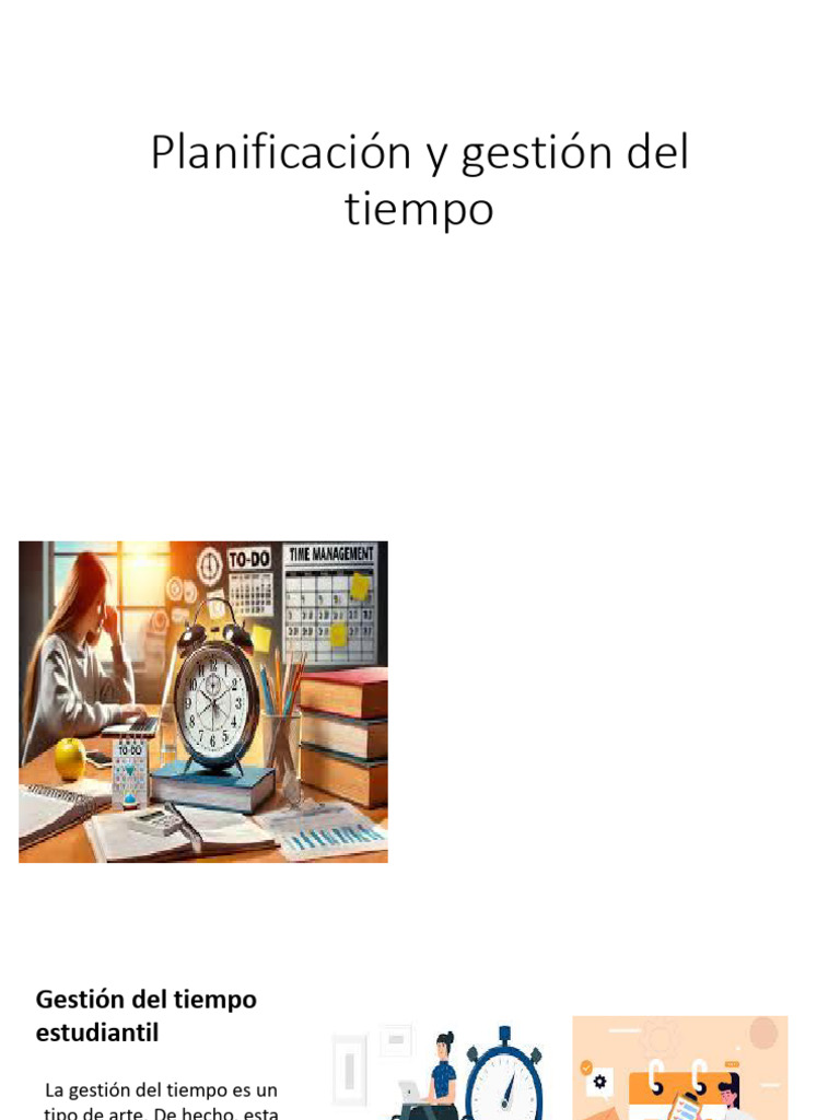 Planificación y Gestión Del Tiempo | PDF