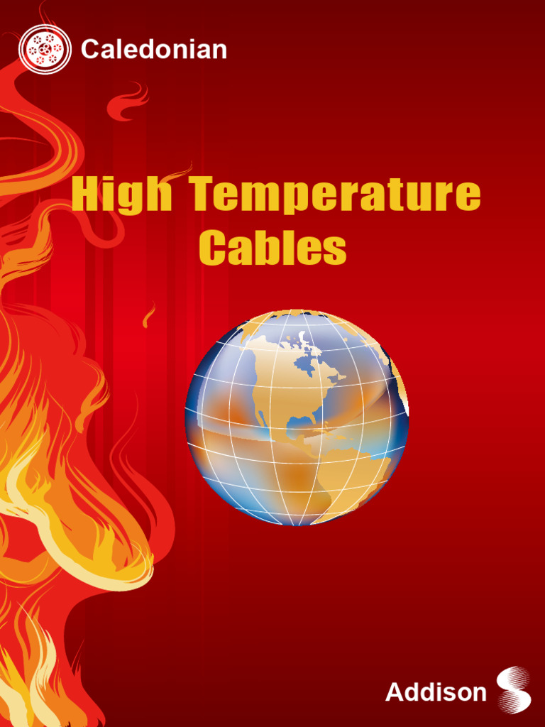 Caledonian High Temperature Cables | PDF | Insulator (Electricity) | Wire