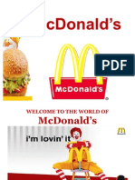 CASE STUDY of Mcdonald | PDF | Mc Donald's | Fast Food Restaurants