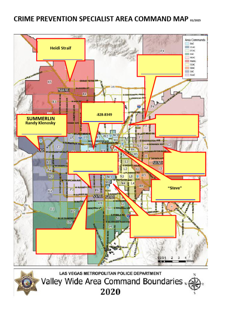 Crime Prevention Specialist Area Command Map | PDF