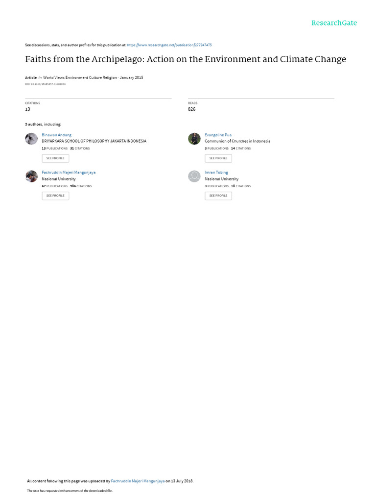 WO 019 02 s003 003 Mangunjaya-Et-Al | PDF | Hajj | Indonesia