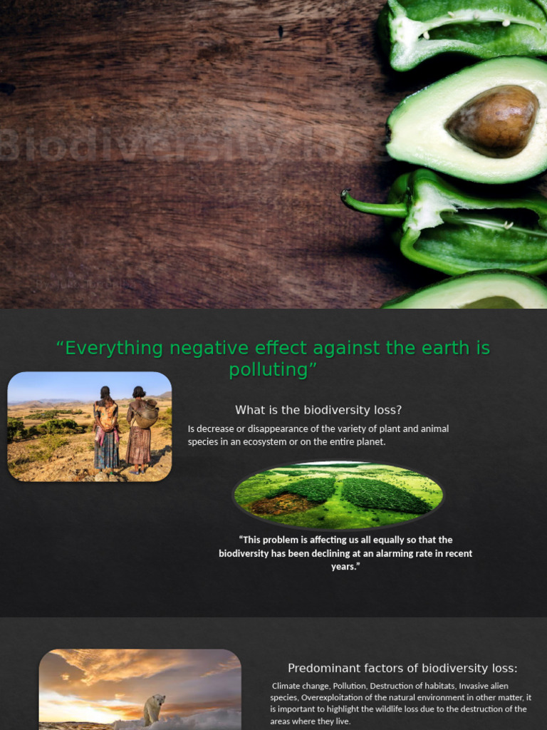 Biodiversity Loss, Final Test. | PDF | Biodiversity | Habitat Destruction