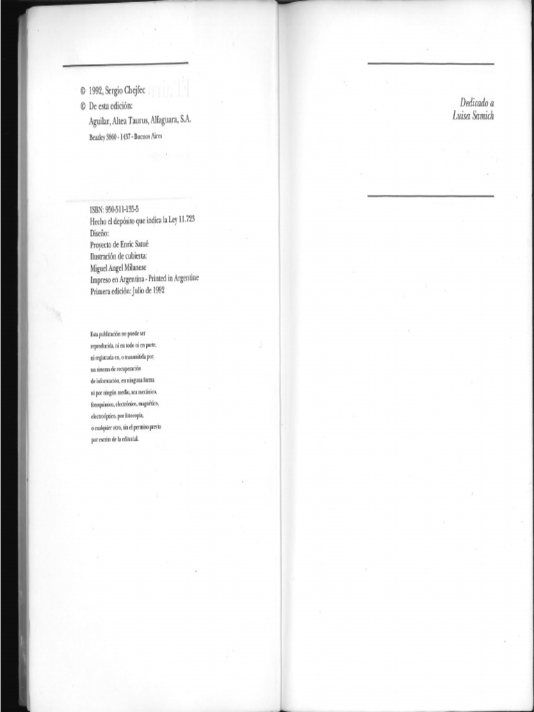 Chejfec El Aire 1992 | PDF