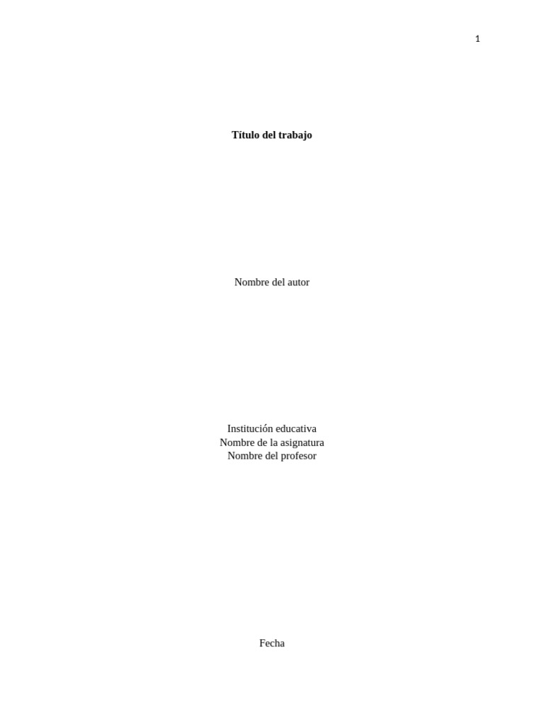 Portada Normas Apa Elestudiantecomco | PDF