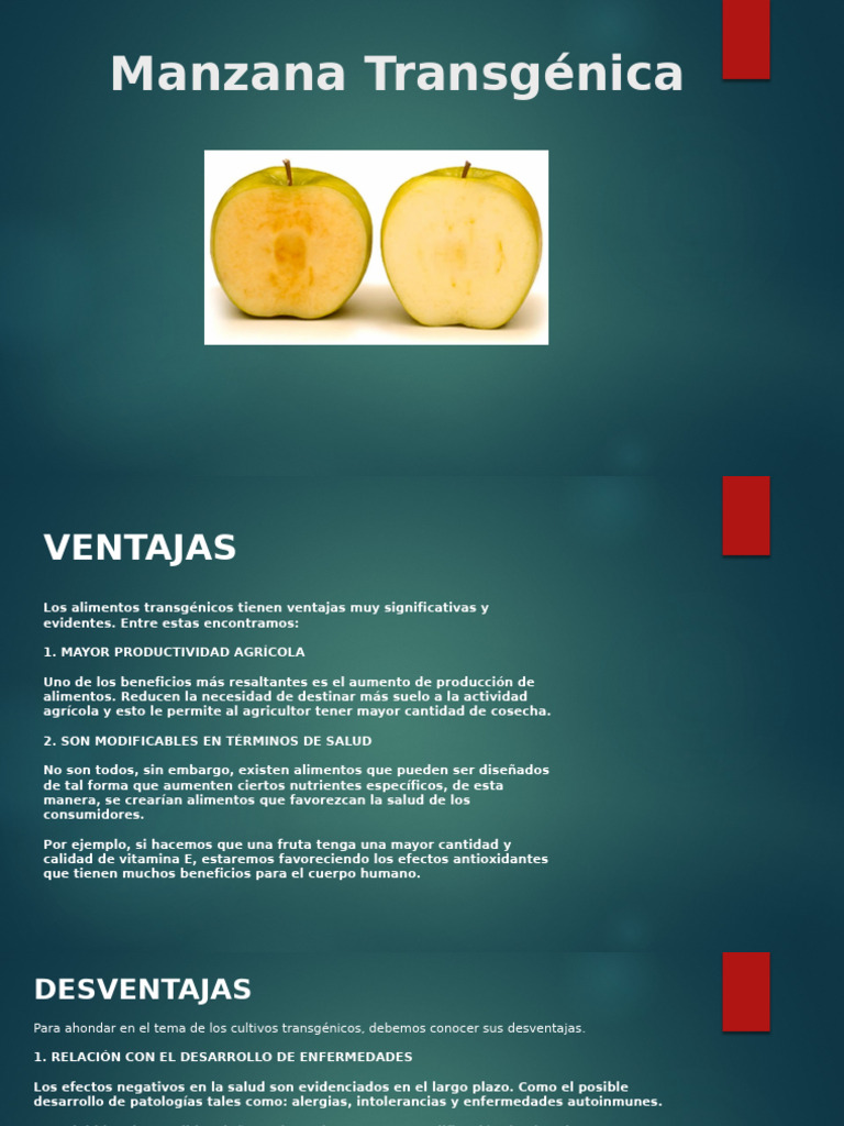 Manzana Transgénica | PDF