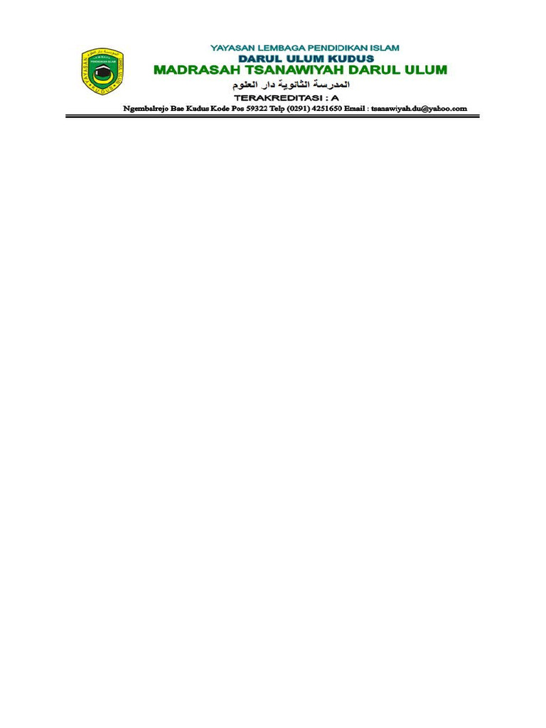 KOP MTs. Terbaru | PDF