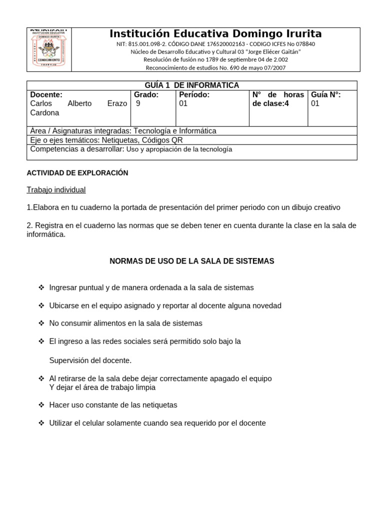 Guía de Netiquetas y Códigos QR | PDF | Código QR | Internet