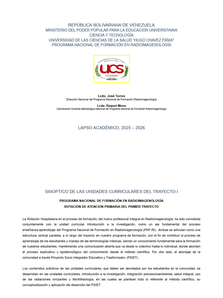 Sinotico Pnfri 2025 | PDF | Hueso | Biología Celular)