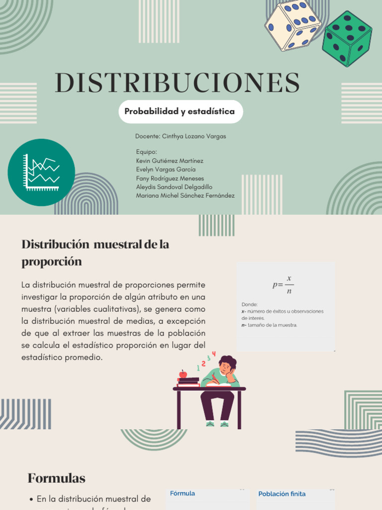 Distribuciones | PDF | Muestreo (Estadísticas) | Estadísticas