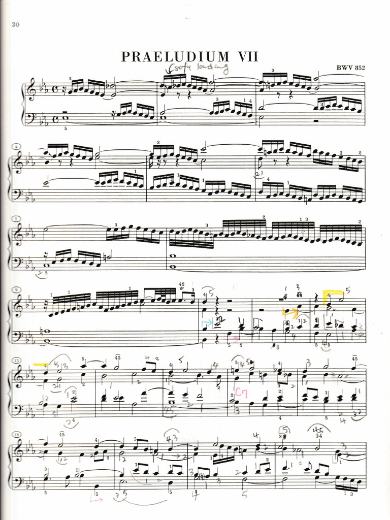 BWV 851 | PDF