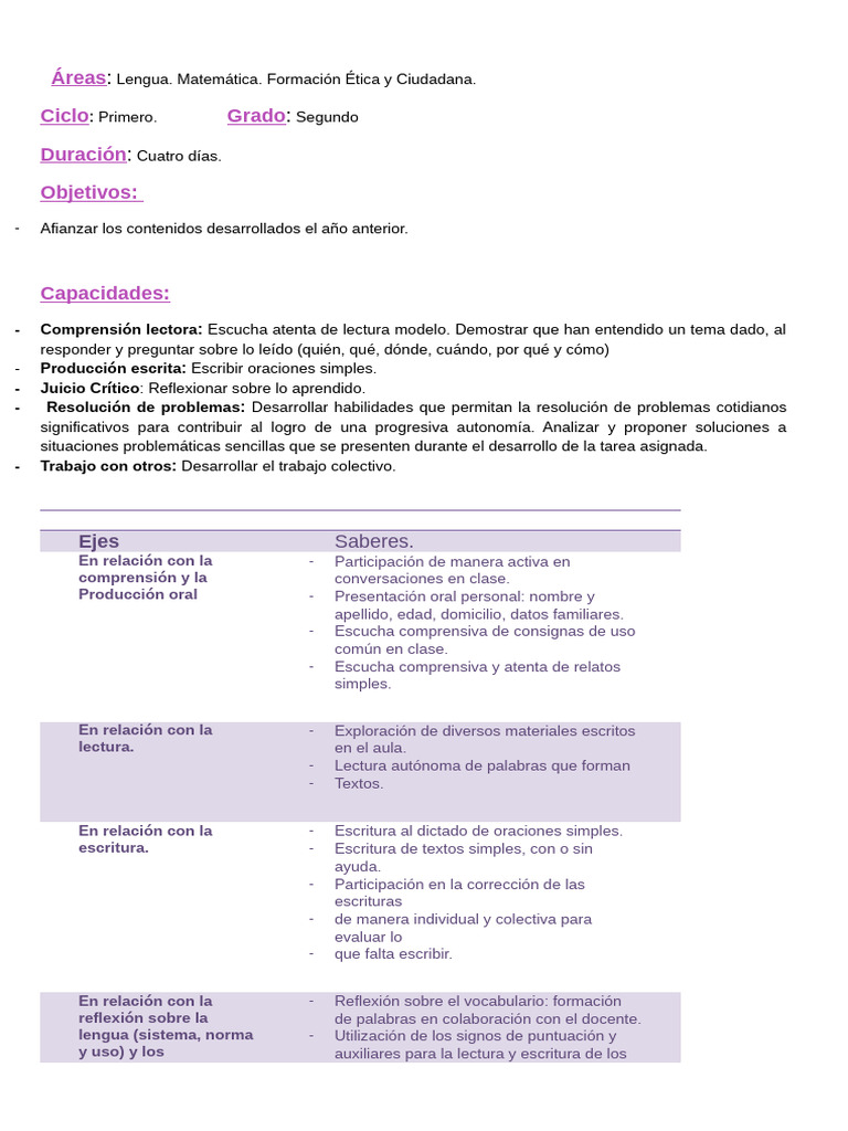 FEBRERO Y MARZO | PDF | Escritura | Comprensión lectora