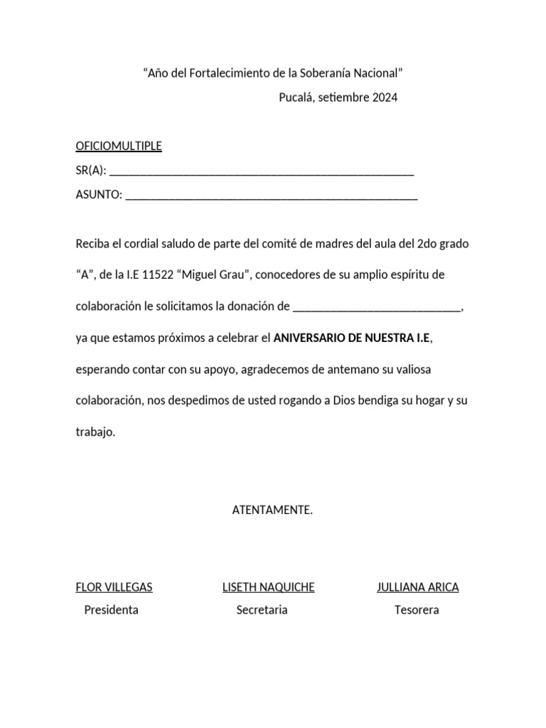 Año Del Fortalecimiento de La Soberanía Nacional | PDF
