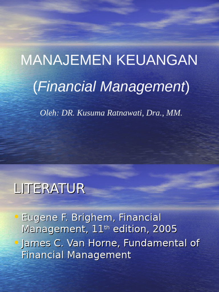 1.a. Value of The Firm | PDF | Equity (Finance) | Business Economics