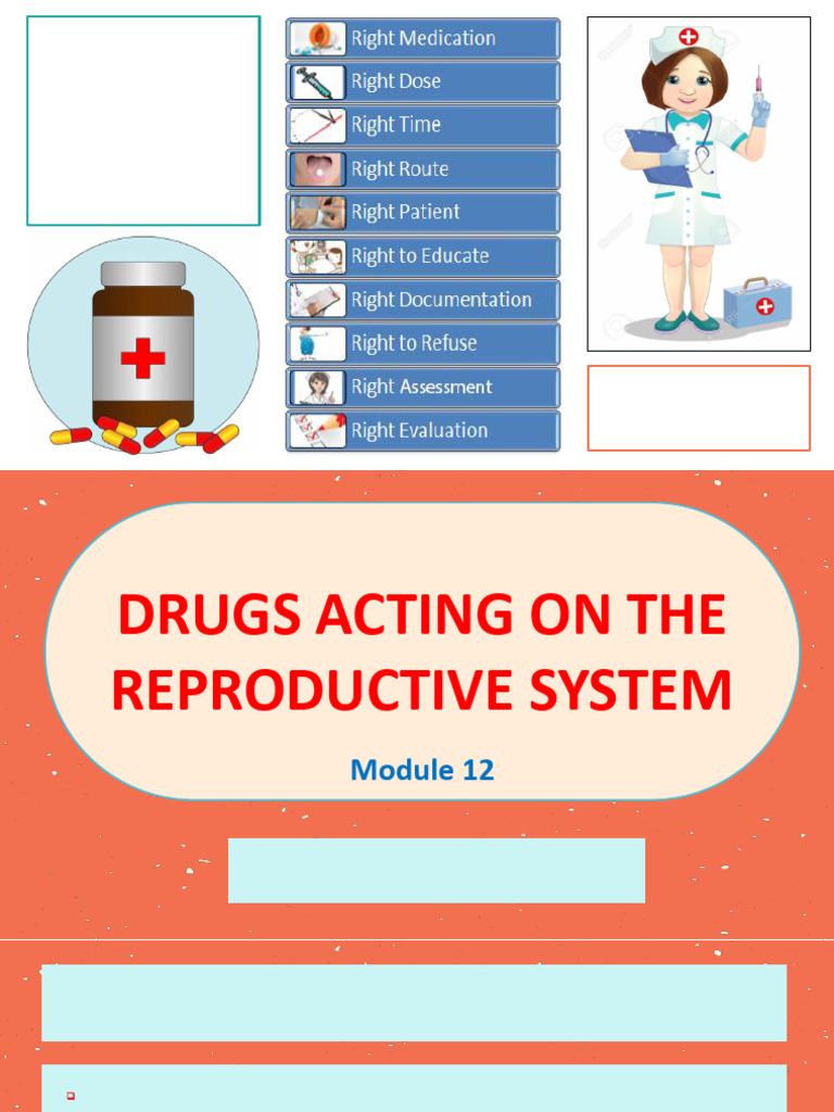 Pharmacology 2021 Module 12 Drugs Acting On The Reproductive System ...