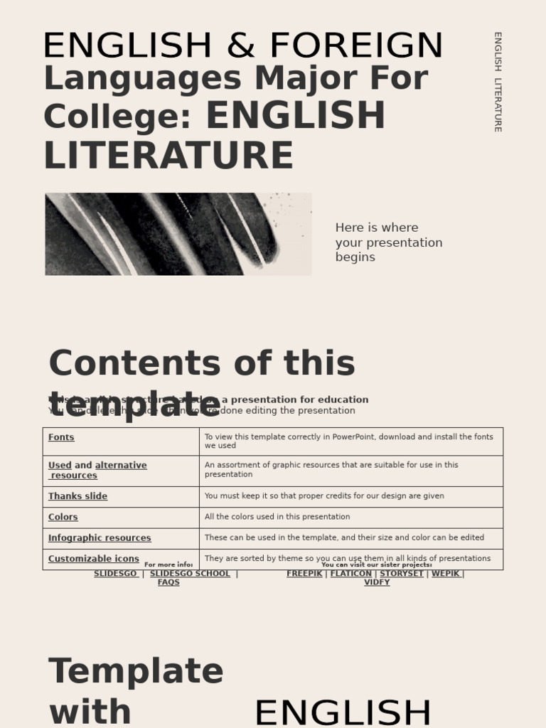 English & Foreign Languages Major For College - English Literature by ...