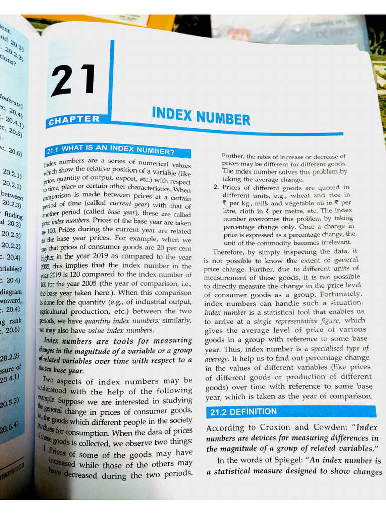 Index Numbers Eco | PDF