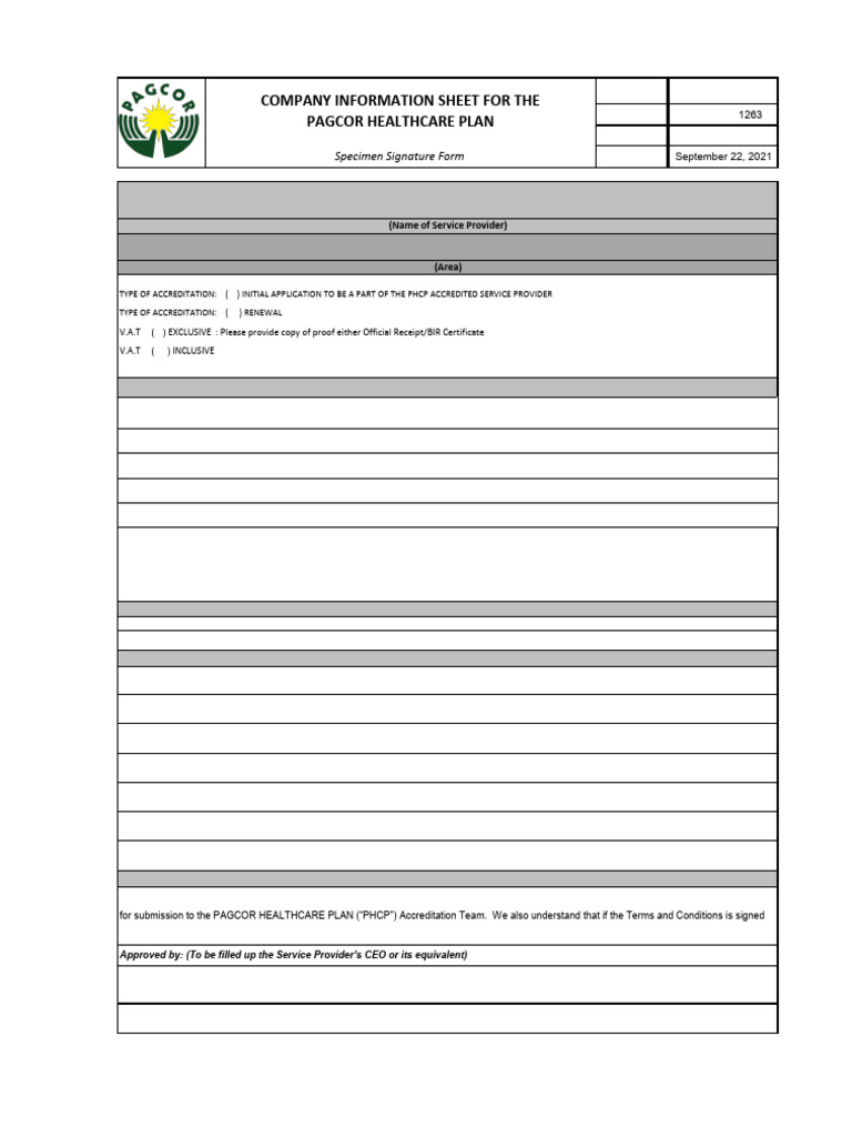 For Ambulance-Specimen Signature Form | PDF