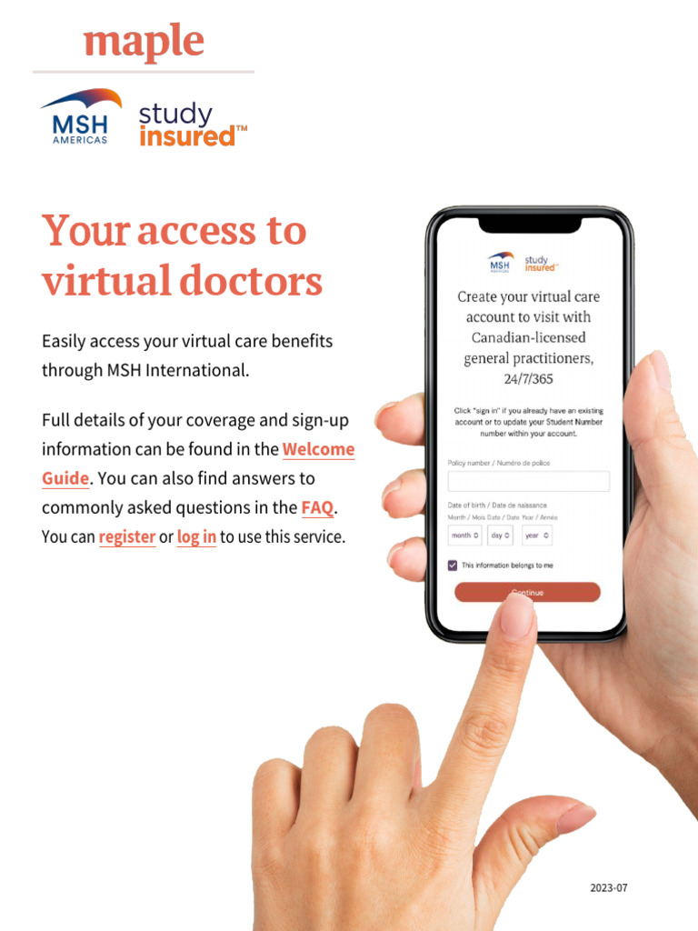 Maple Virtual Care Instructions | PDF