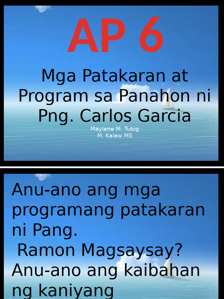AP6Q3Week6 Day3 Carlos P. Garcia | PDF
