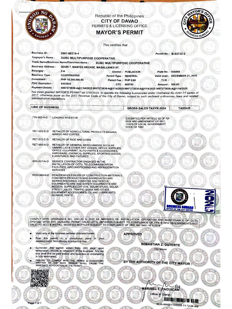 Bus Permit 2025 | PDF