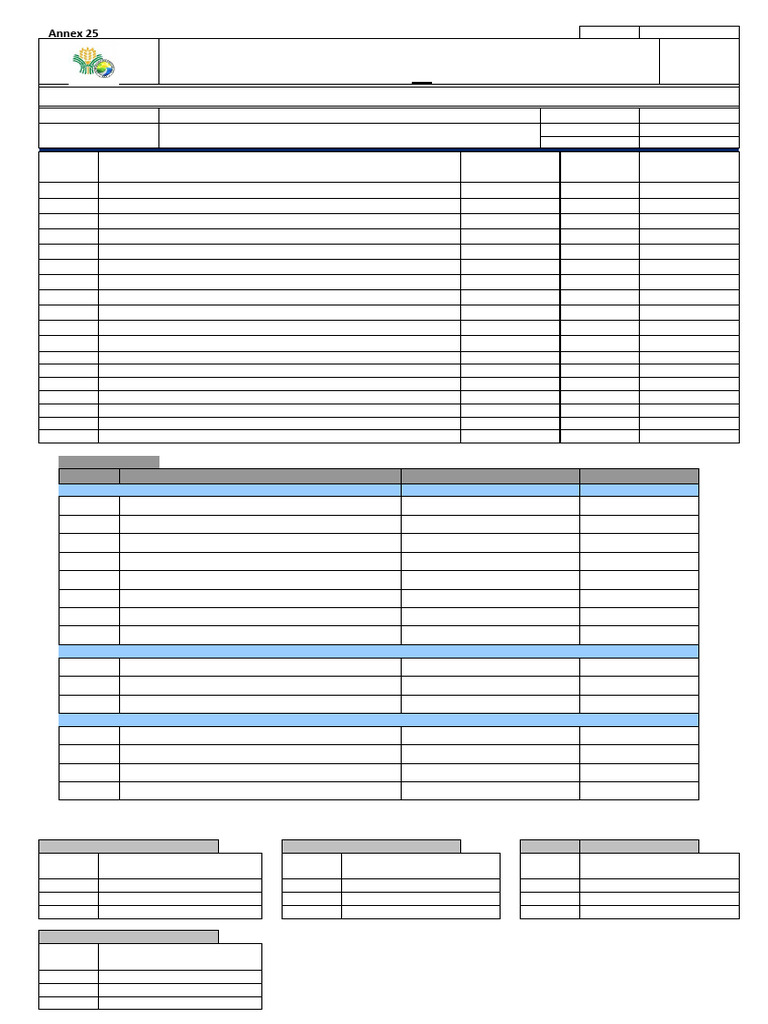 Annex 25 - Construction Punchlist | PDF