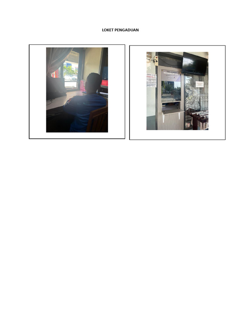 2 Capture Ruang Layanan Pengaduan Dan Petugas Yang Menangani Pengaduan ...