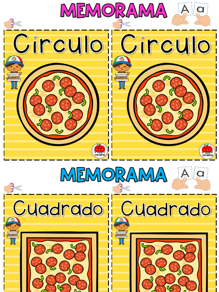 Memorama Pizzas | PDF