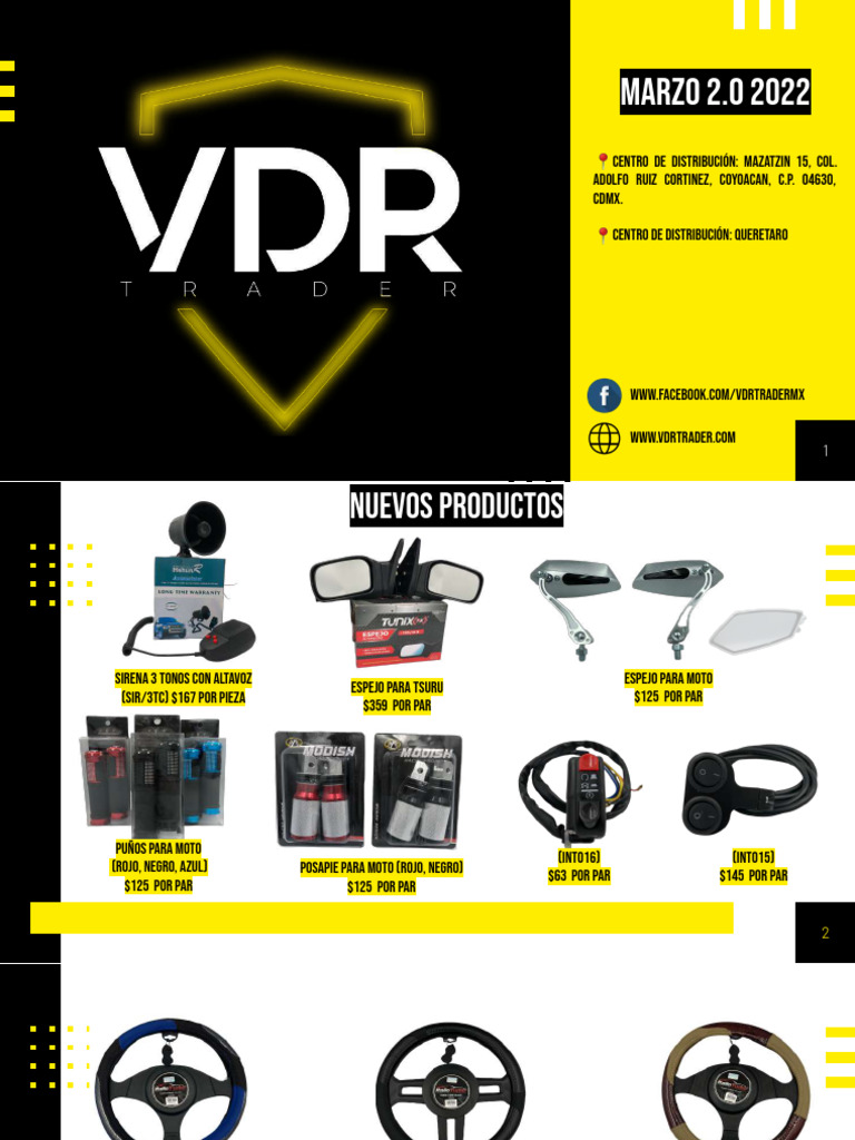 Accesorios Automotrices VDR México | PDF | Vehículos | Industria automotriz