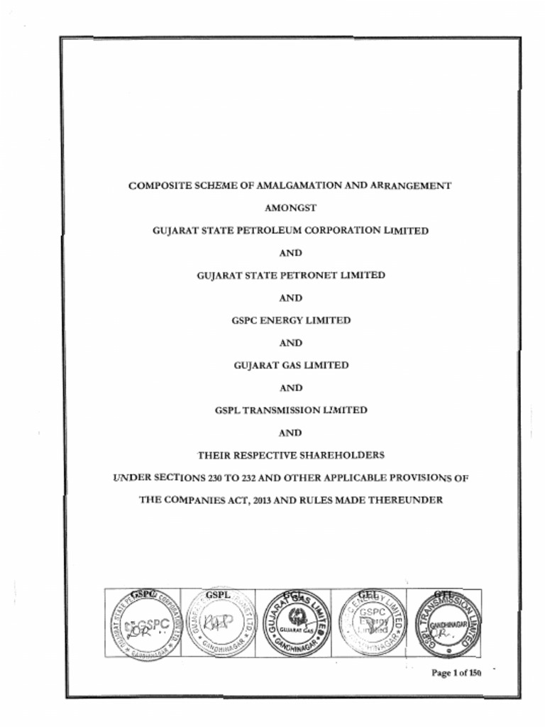 Draft Scheme of Amalgamation and Arrangement | PDF | Taxes | Tax Deduction