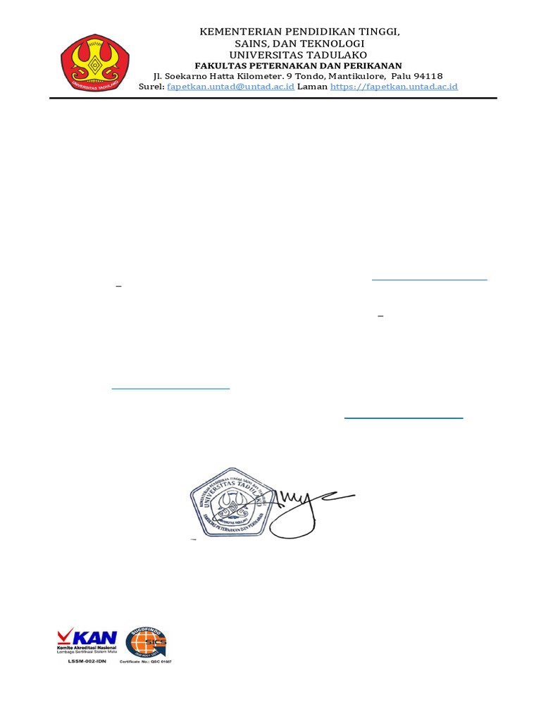 Jadwal Kuliah FINAL Prodi PTK dan SOSEK | PDF