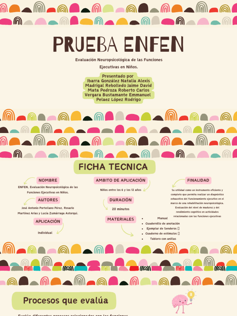 Prueba Enfen | PDF | Color | Lóbulo frontal
