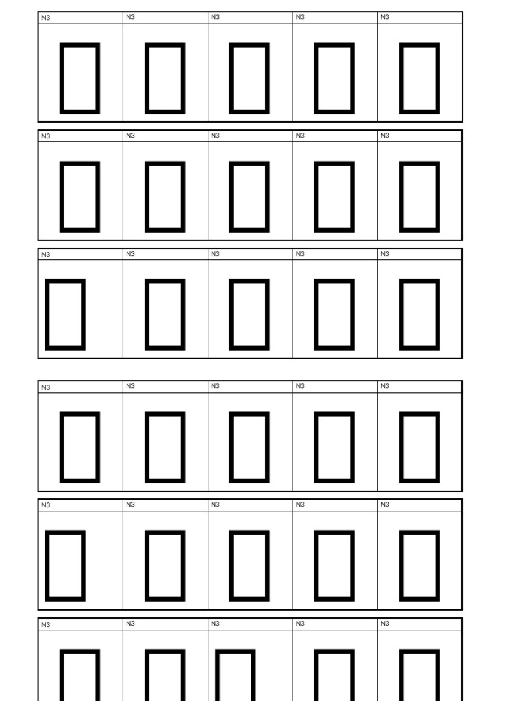 Kanji Flashcard N3 | PDF