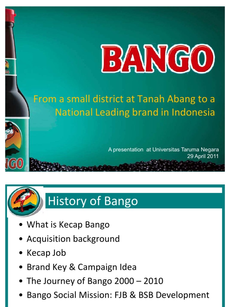 Bango UNTAR | PDF | Soy Sauce | Brand
