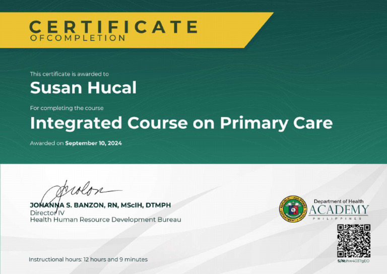 Hucal, Susan Integrated Primary Care | PDF