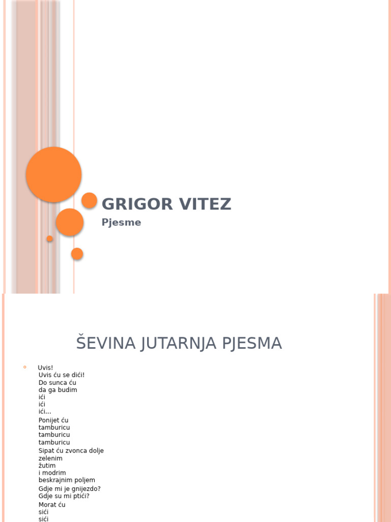 Grigor Vitez | PDF