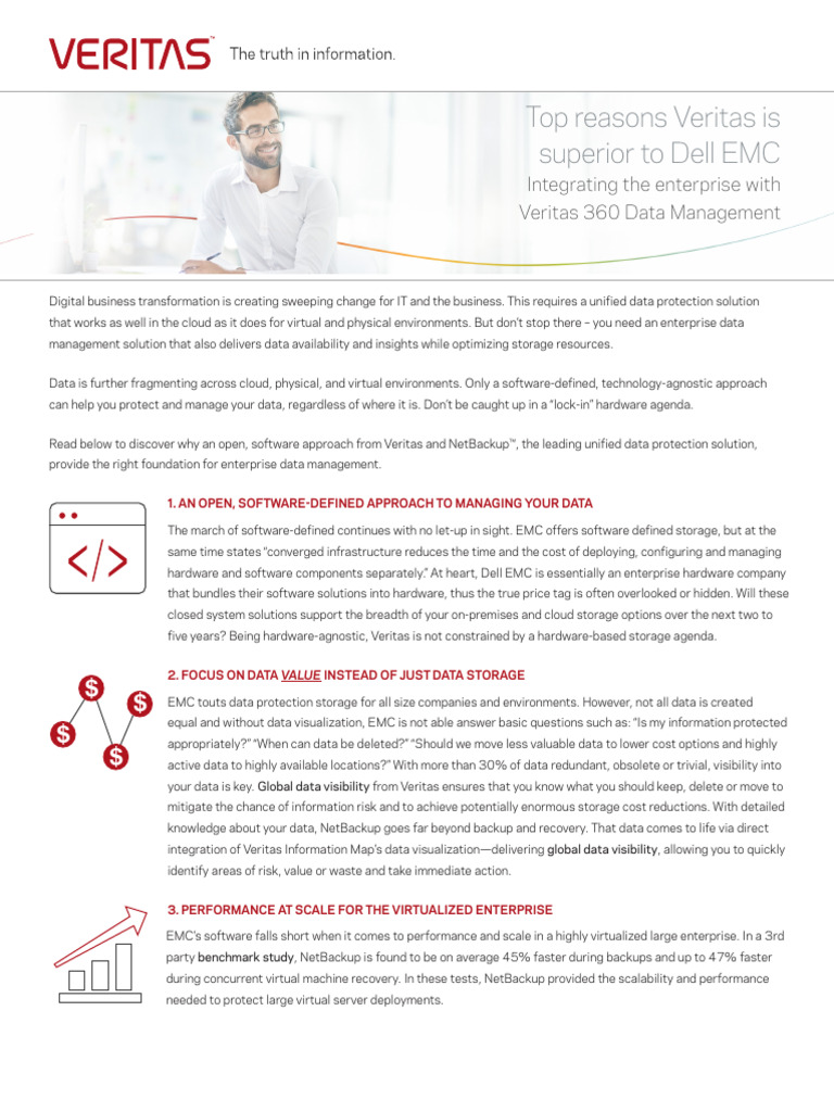 Top Reasons Veritas Netbackup Beats Emc en | PDF | Cloud Computing | Backup