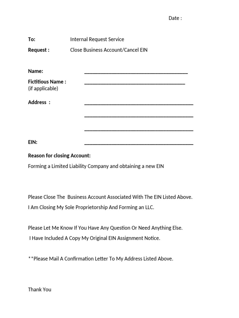 Ein Verification Letter 08 | PDF