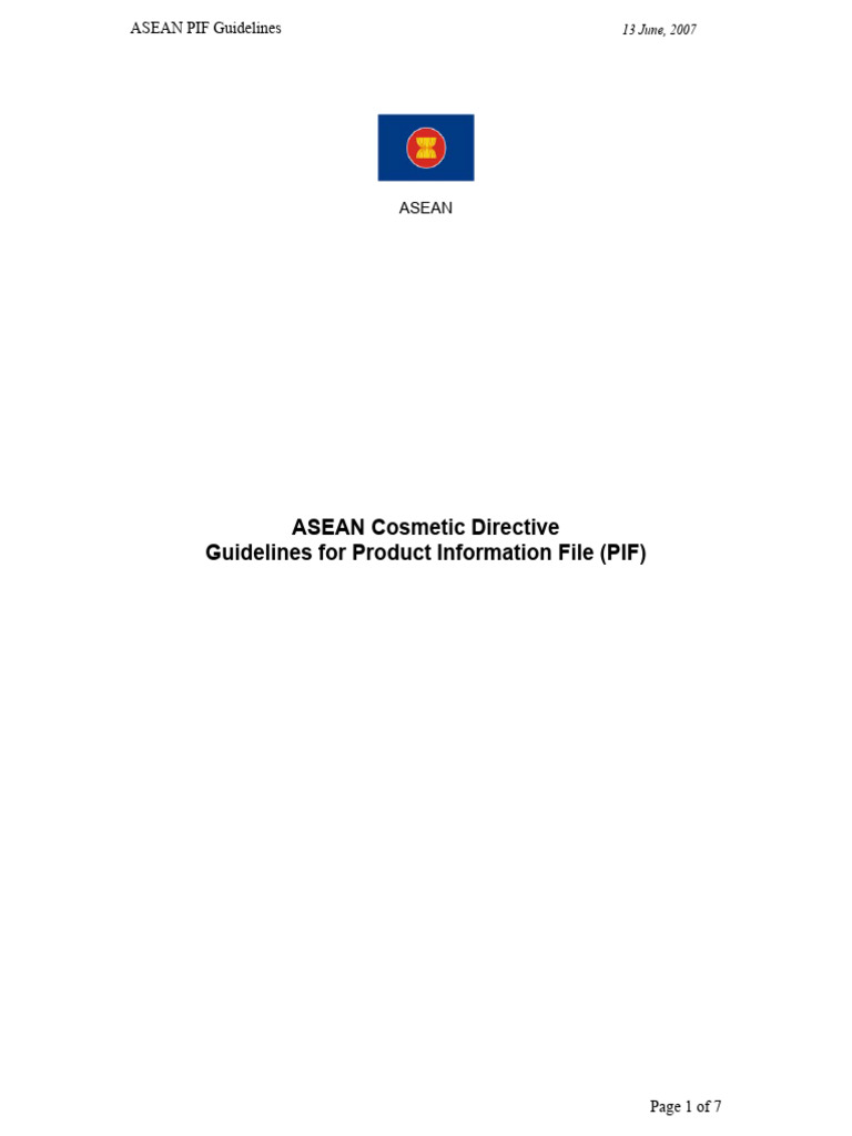 3 Product Information Guidelines | PDF | Cosmetics | Audit