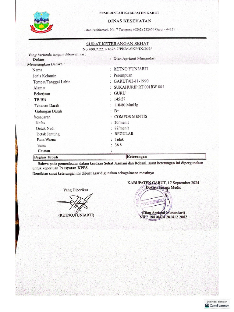 Suket Sehat Retno | PDF