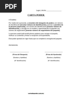 Carta Poder para Recoger Un Paquete en Estafeta | PDF
