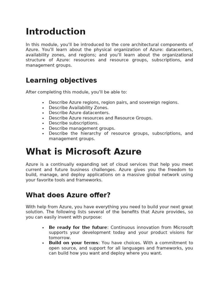 Azure-2 | PDF | Microsoft Azure | Data Center