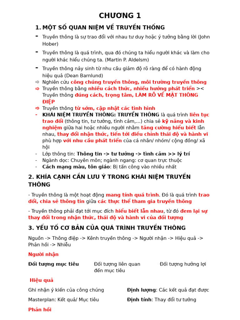 CHƯƠNG 1 - LTTT | PDF