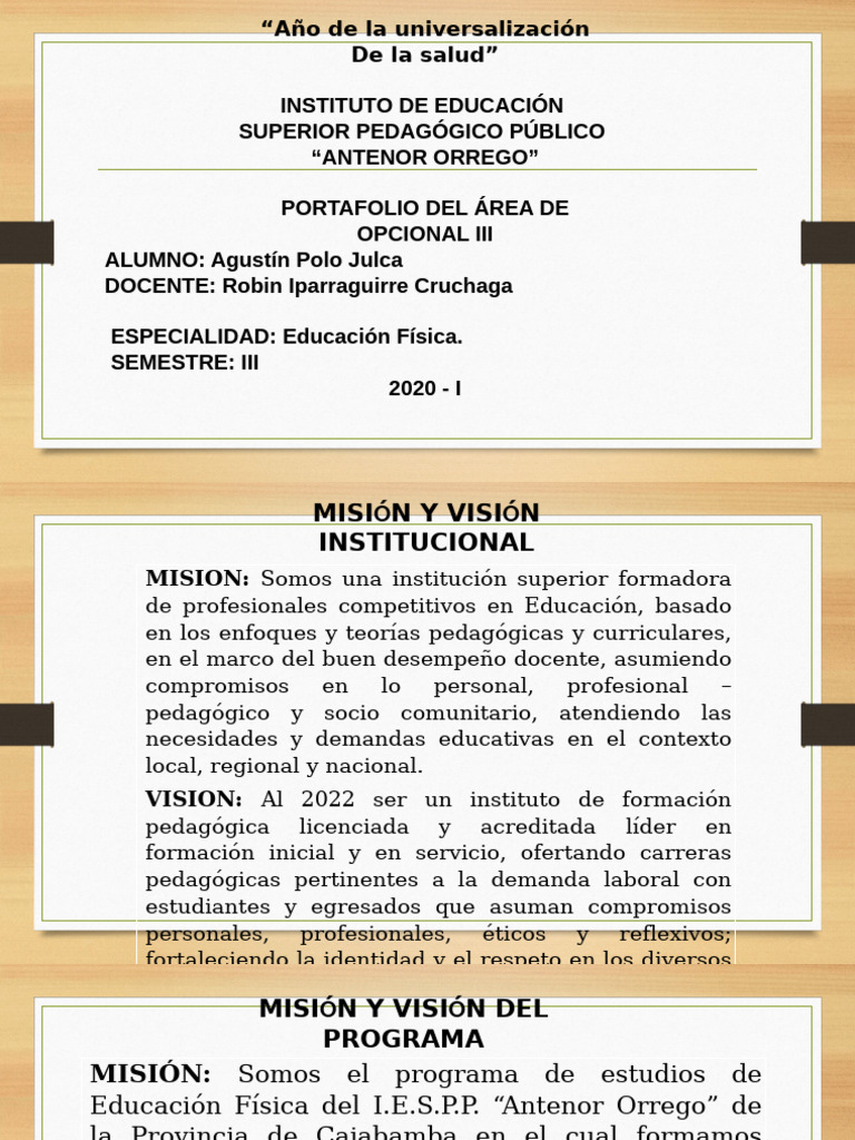 Portafolio Opcional Agustin | PDF | Maestros | Enseñando
