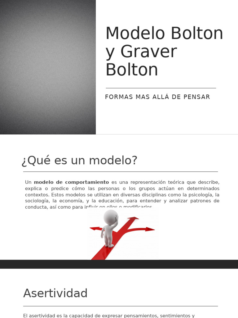 Modelo Bolton y Graver Bolton | PDF